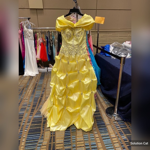 Dresses | Yellow Belle Prom Dress Costume | Poshmark